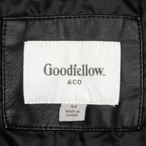 Goodfellow & Co | Jackets & Coats | Goodfellow Co Black Faux Leather ...